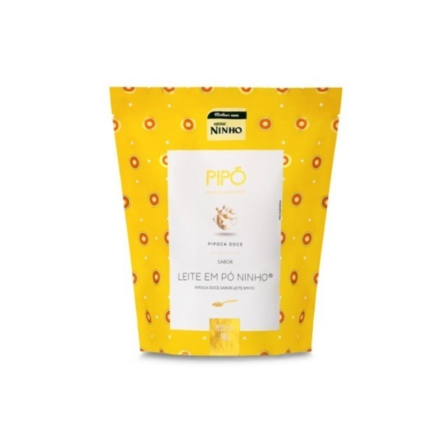 Pipo Pipoca Gourmet Leite Ninho 100g | Shopee Brasil