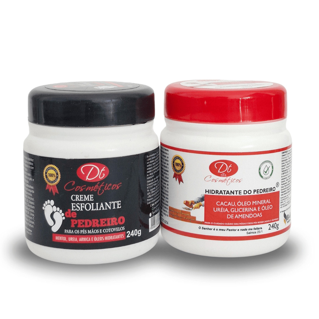 Creme Para Pedreiro 240g Creme De Ureia Pés Rachados Rachaduras Nos Pés Hidratante Com Glicerina ...