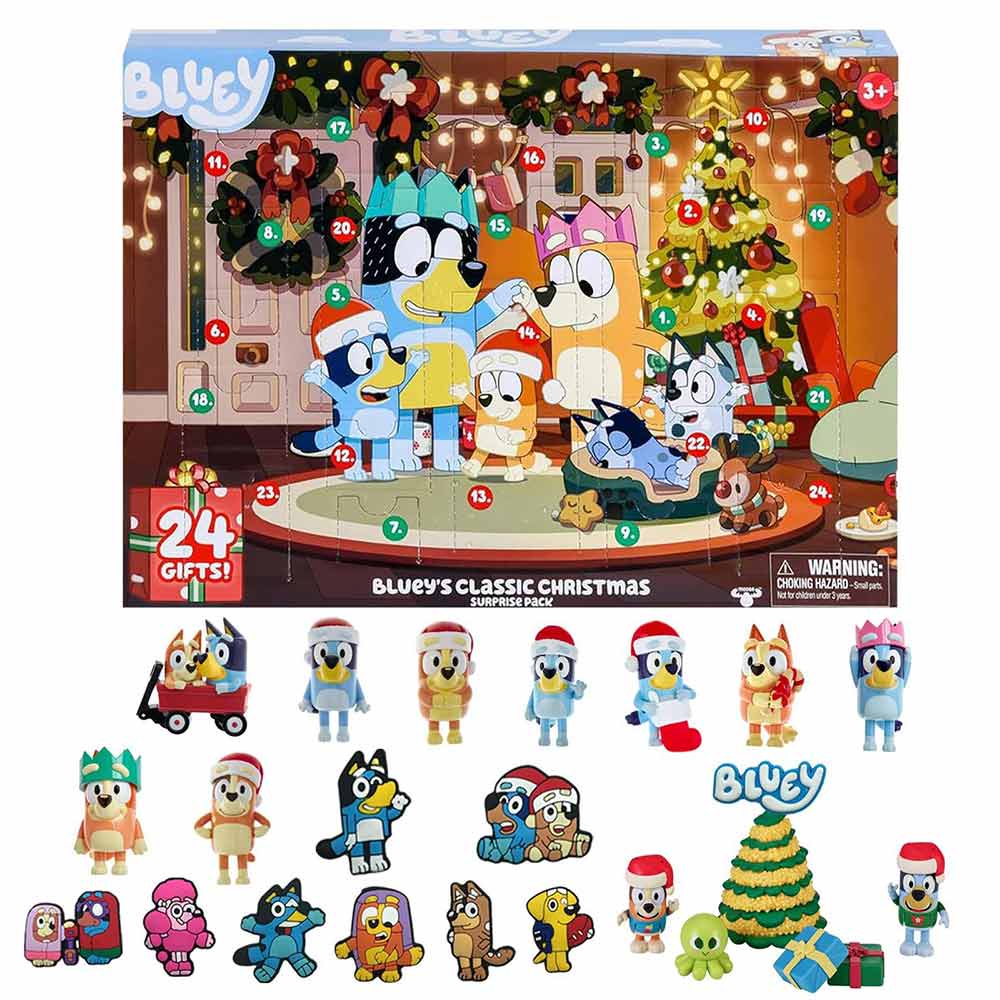 Bluey Christmas Calendar Blind Box Blind Box Toy Ideas Contains 24 ...