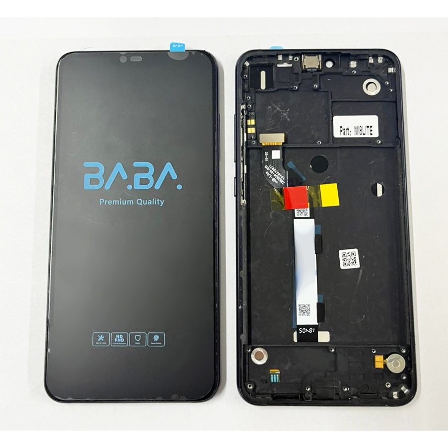 Frontal Tela Display Touch Xiaomi Mi 8 Lite M1808d2tg Original PREMIUM Vivid Color C/ Aro, Botão ...