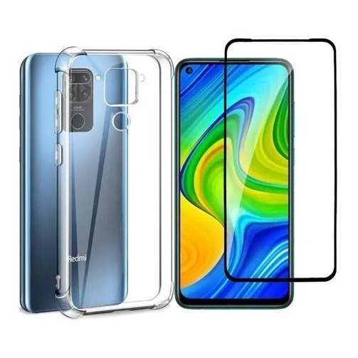 Capa Case Capinha Anti Impacto Para Redmi Note 9 + Película 3D Vidro Temperado | Shopee Brasil