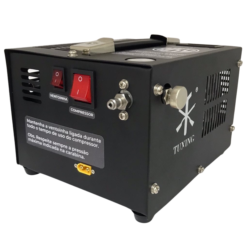Compressor Compacto de ar Port. alta pressão Tuxing 12v ROSSI | Shopee ...