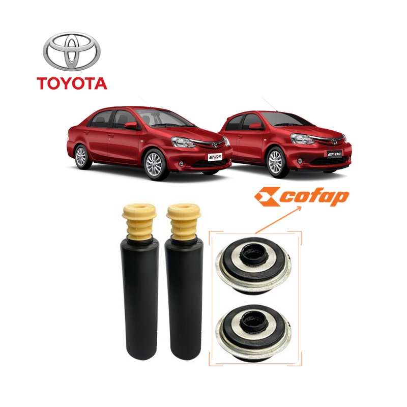KIT DE SUSPENSAO TRASEIRO TOYOTA ETIOS 2012 A 2023 COFAP | Shopee Brasil