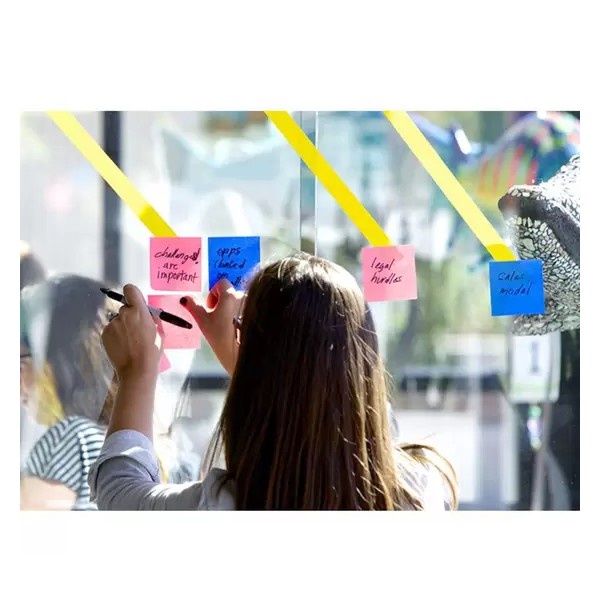 Bloco de Notas Super Adesivas Post-it Azul 76x76mm 45 Folhas - 3M ...