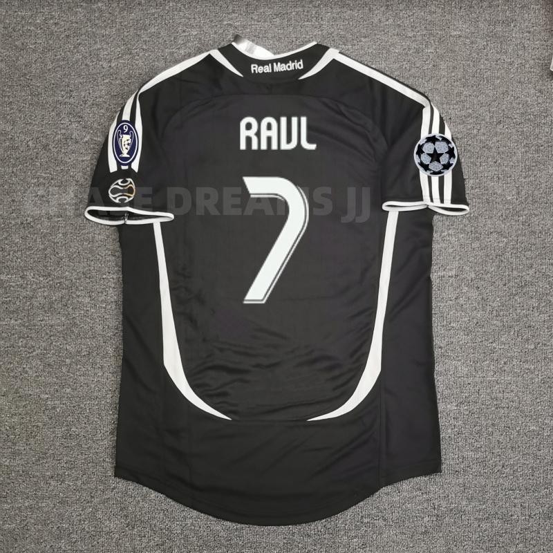 0607 Real Madrid fora de casa camisa Beckham de manga longa e curta ...