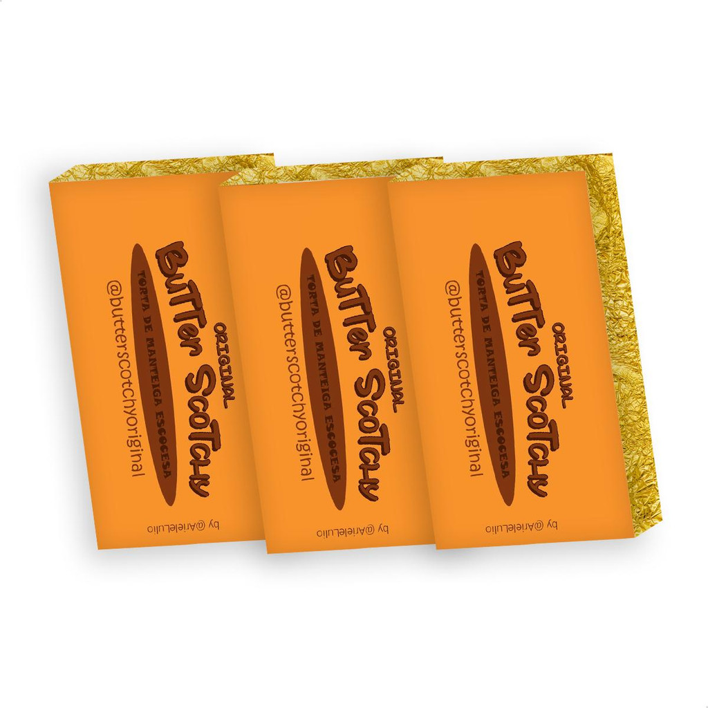 Kit Butter Scotchy 3 Unidades Torta De Manteiga Escocesa | Shopee Brasil