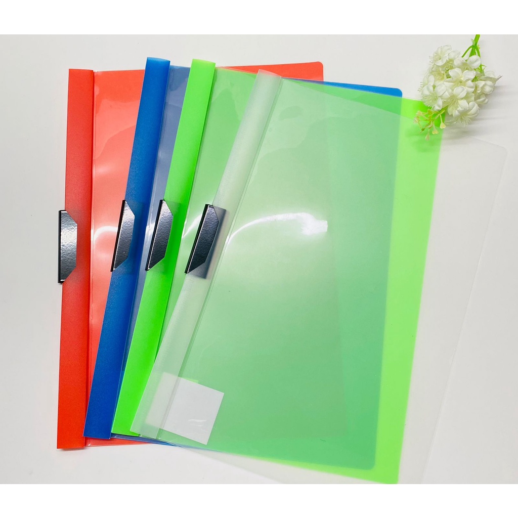 Pasta A4 Com CLIP Diversas Cores Escolar 22cmx31cm PLASTICO | Shopee Brasil