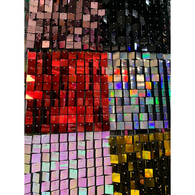 Painel Metalizado. shimmer Wall, tela para decoração 30x30 | Shopee Brasil