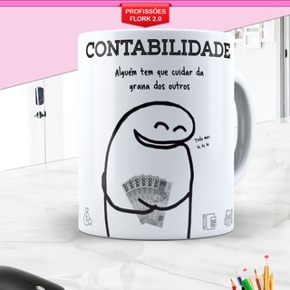 Caneca Personalizada Porcelana Contabilidade Contador Contadora ...