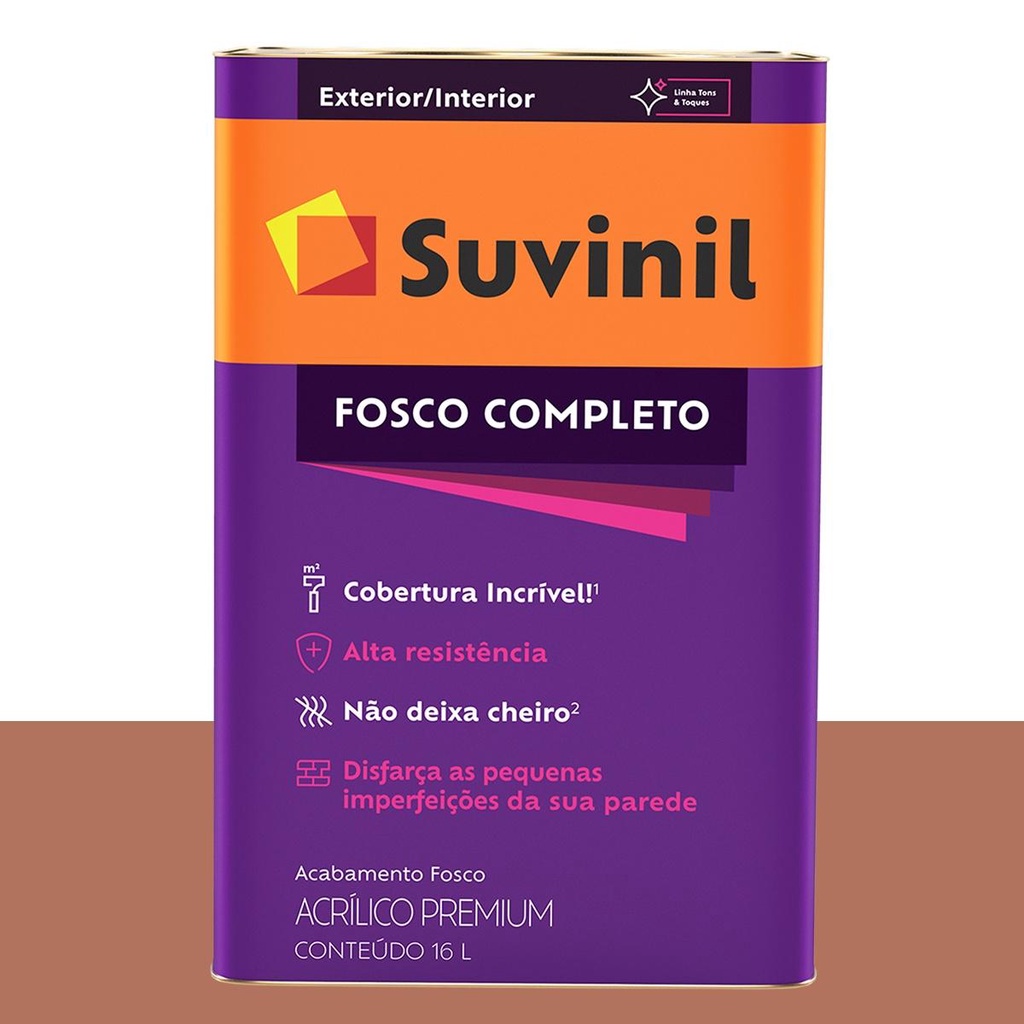 Tinta Acrílica Fosca Suvinil Tamarindo 16 L | Shopee Brasil