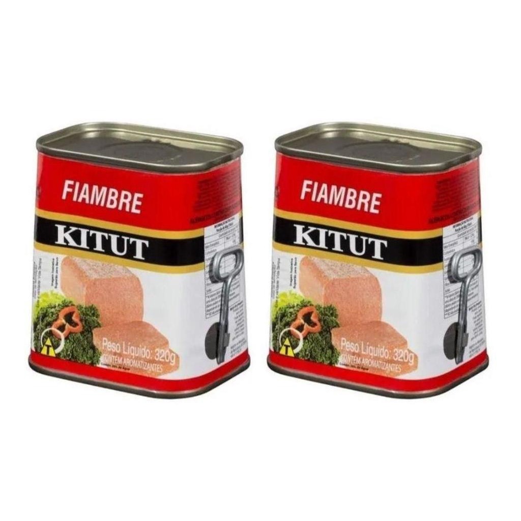 Fiambre Kitut Bovino Enlatado 320g - 02 Unidade | Shopee Brasil