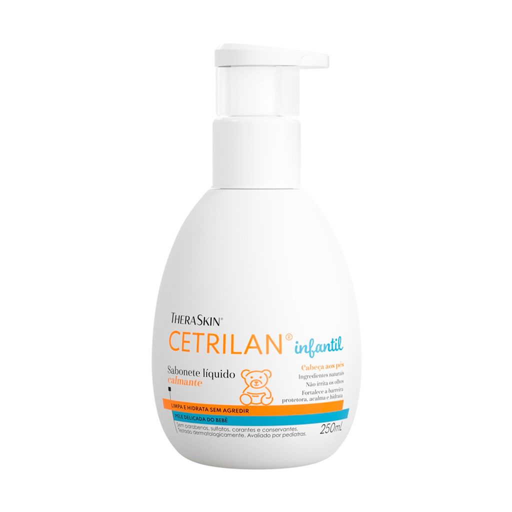 Cetrilan TheraSkin Sabonete Líquido Calmante Cabeça aso Pés 250ml ...