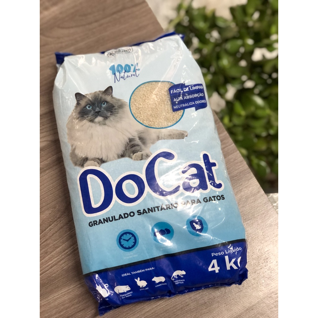 Areia Higienica Docat 4kg | Shopee Brasil