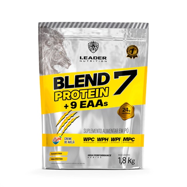 Blend 7 Protein + 9EAAS 1,8Kg - Leader Nutrition | Shopee Brasil
