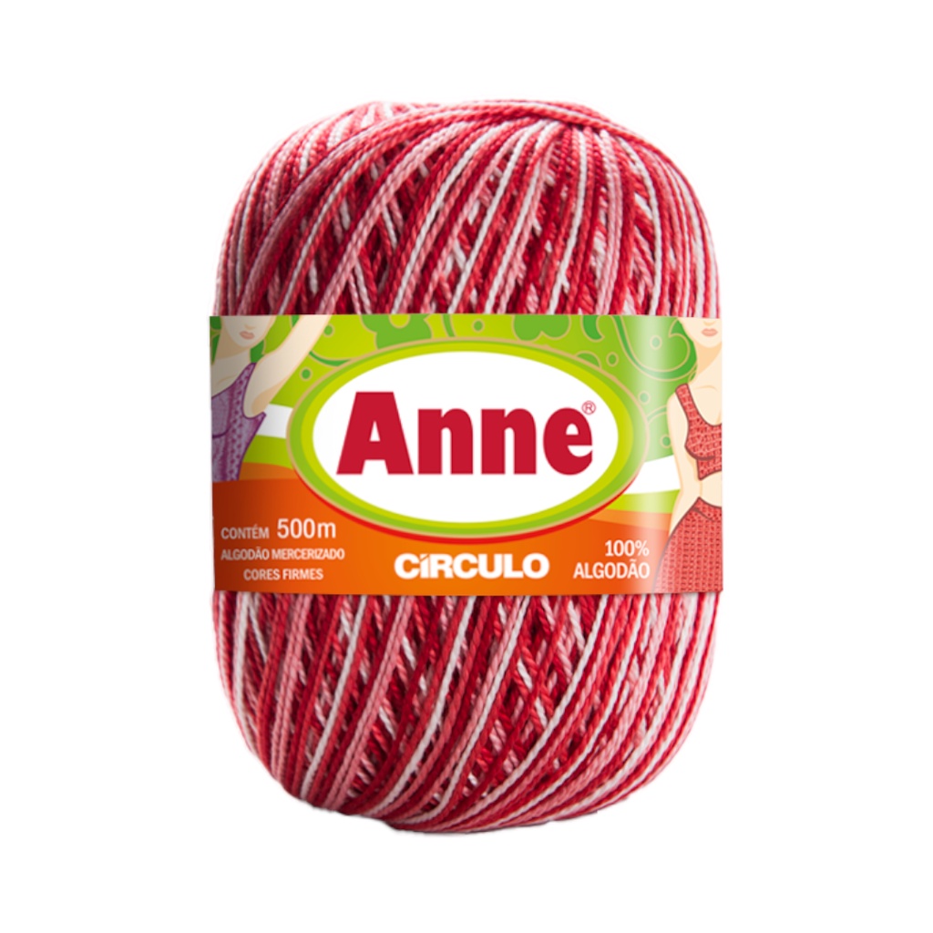Linha Anne 500m 147g Multicolor Mesclada 9202 ANTÚRIO | Shopee Brasil