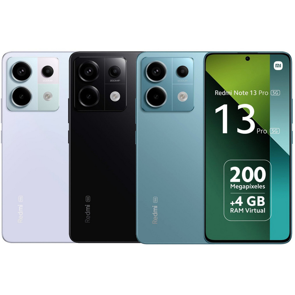 Xiaomi Redmi Note 13 Pro 5G 256 GB Câmera Tripla 200 MP + 8 MP + 2 MP ...