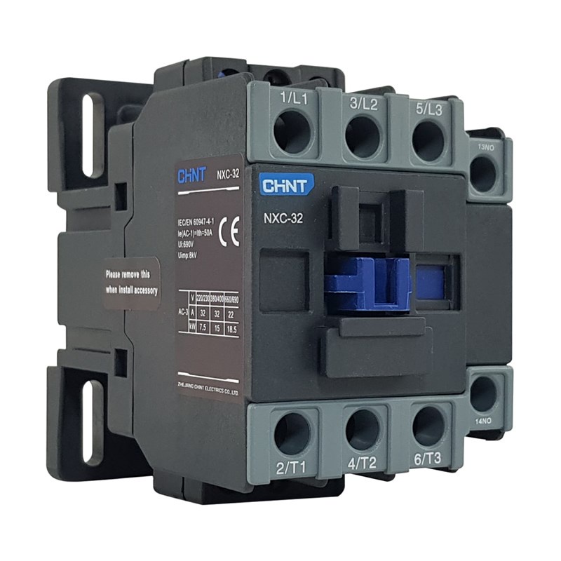 Contator Chint NXC-32 230V 32A 50/60Hz 1NA 1NF | Shopee Brasil