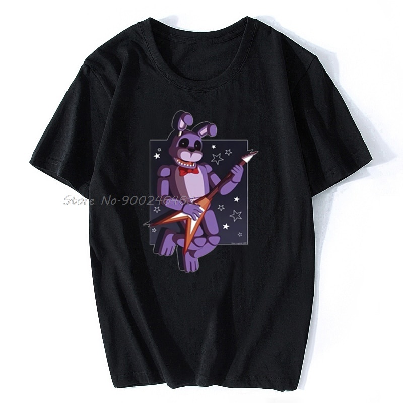 Camiseta Fnaf Bonnie Homem Para Preta | Shopee Brasil Camiseta Fnaf Bonnie Homem Para Preta | Shopee Brasil