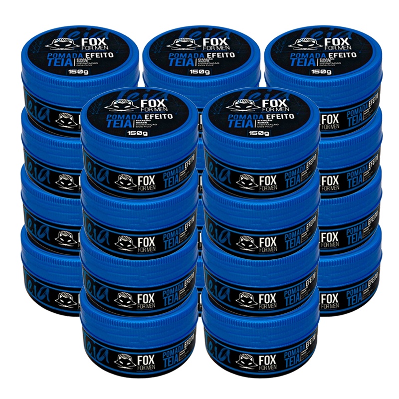 Pasta Cera Creme Modelador Fixador EFEITO TEIA 150g - FOX FOR MEN - 20 ...