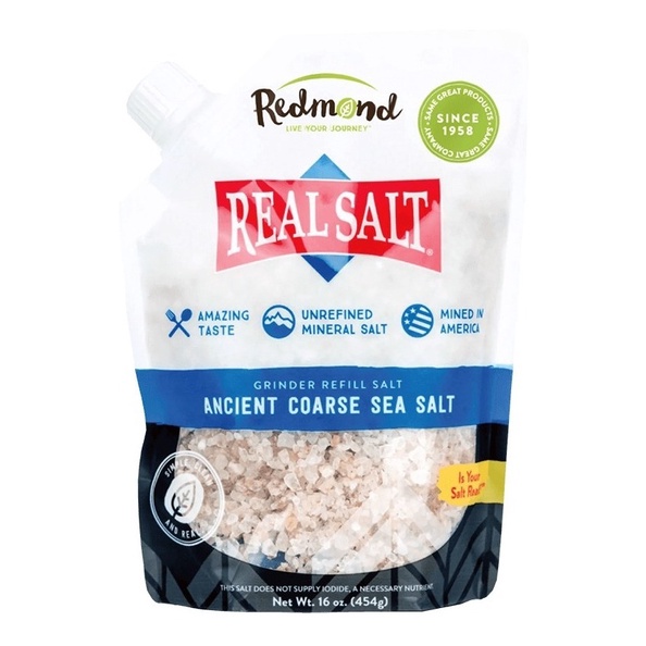 Sal Integral Grosso 454g Real Salt Redmond | Shopee Brasil