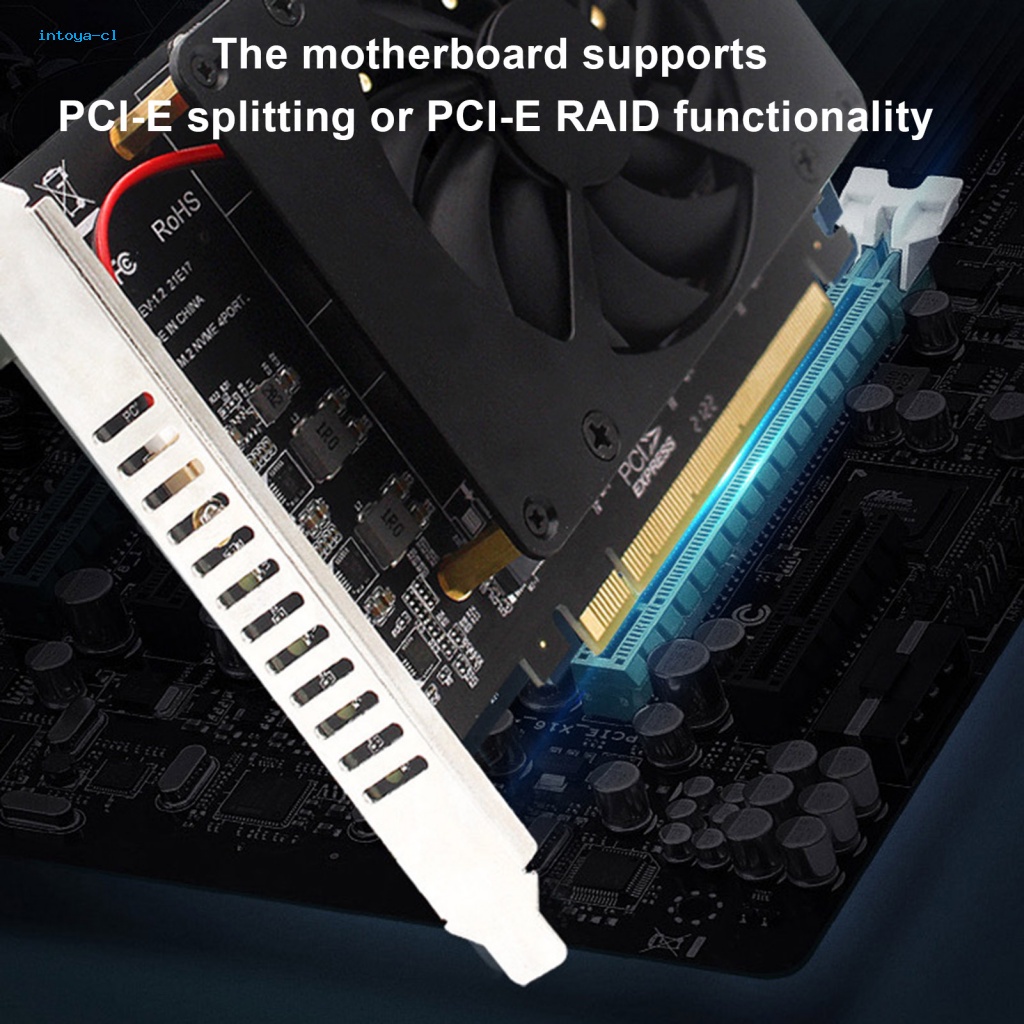 Motherboard Pcie Split Card Expansion for 4-disk Soft-raid High-speed ...