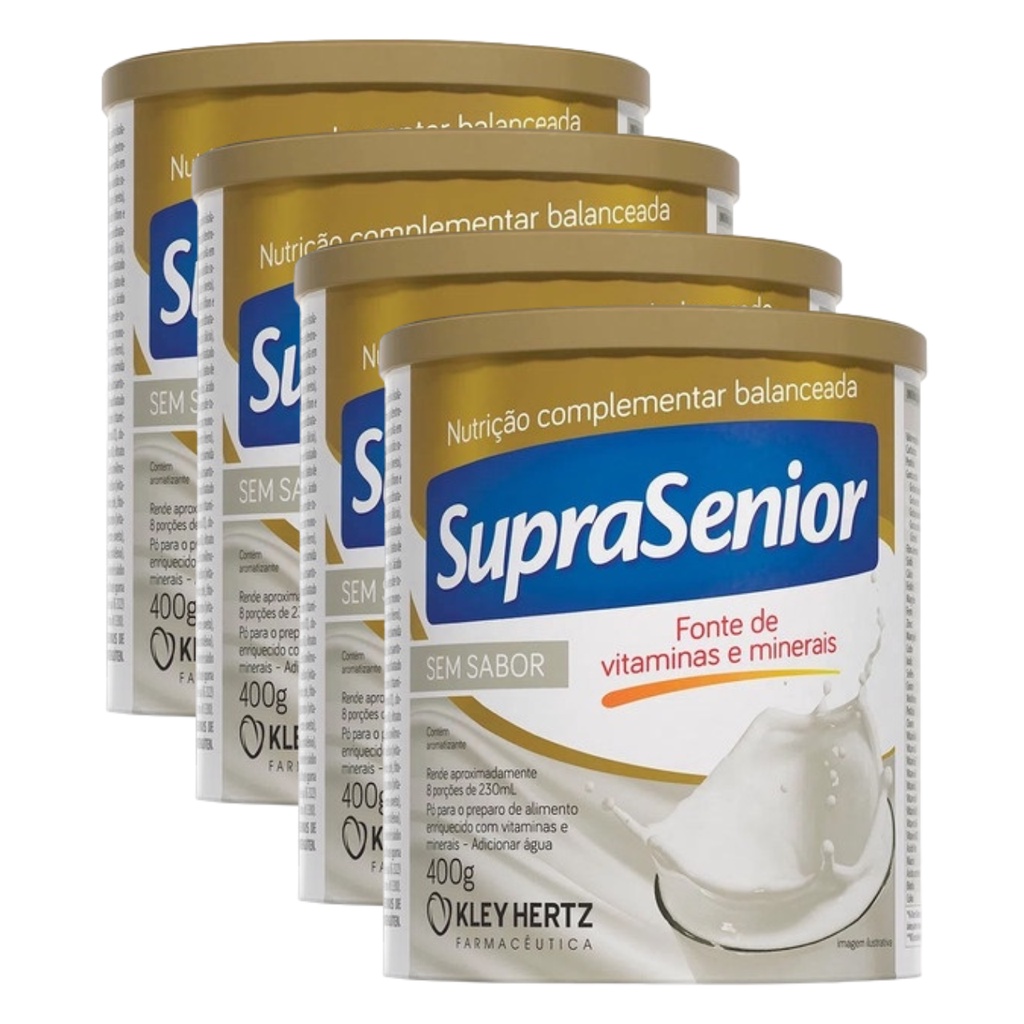 kit 4 suprasenior 400g - Concorrente Ensure / Sustagem / Nutren ...