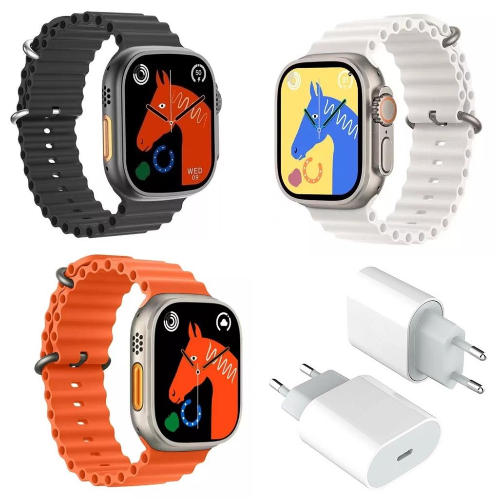 Smartwatch MT78 Ultra Com Fonte Tipo C | Shopee Brasil