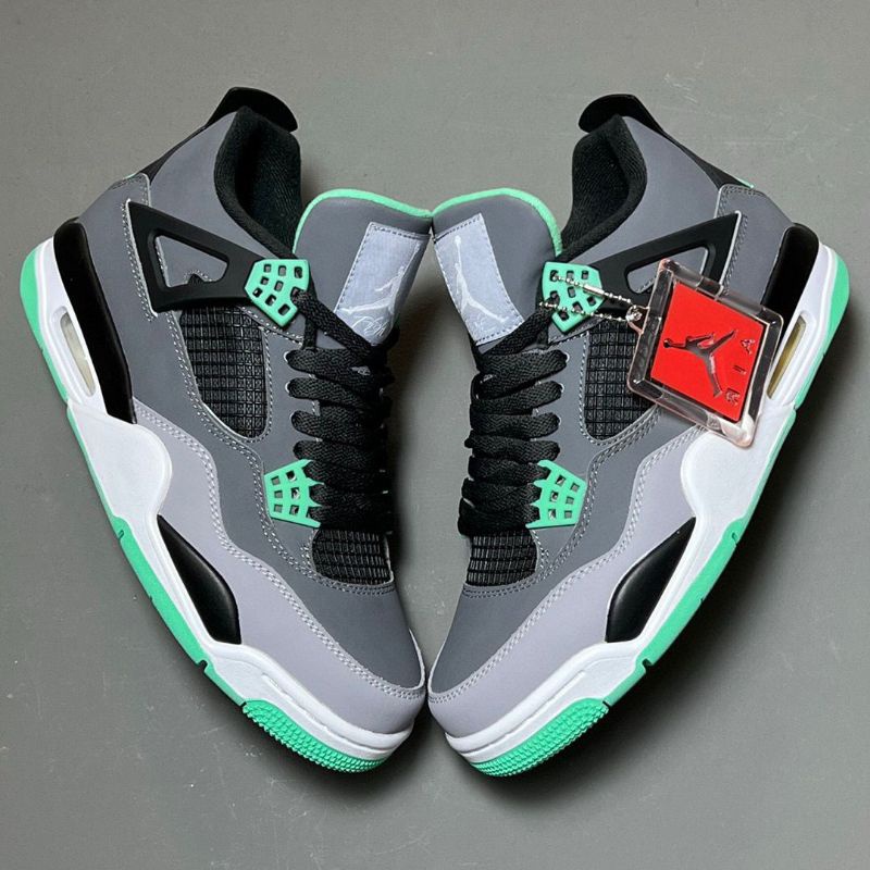 Jordan 4 " Brilho Verde " | Shopee Brasil