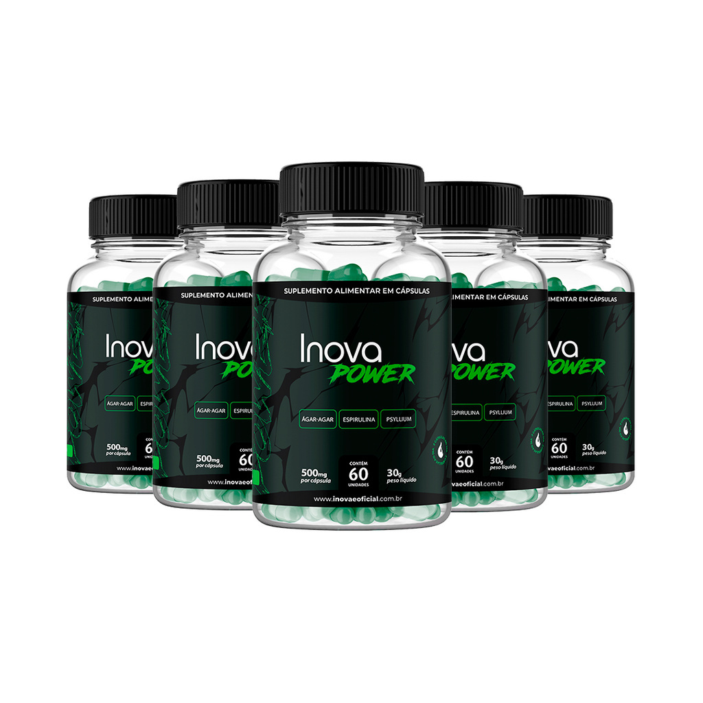 Inova Power - 60 Cápsulas - kit 5 unidades | Shopee Brasil