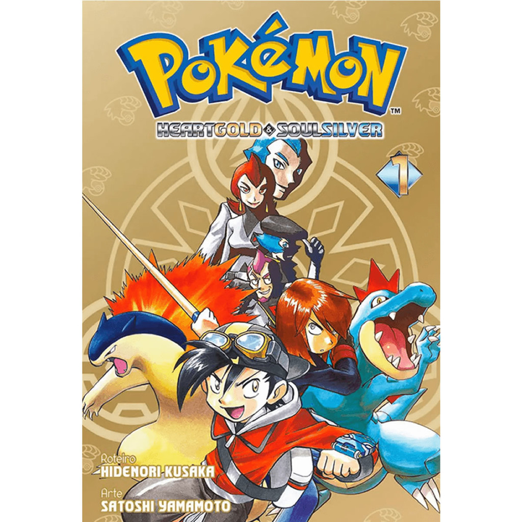 MANGA PANINI: POKÉMON: HEARTGOLD & SOULSILVER VOL.1+Brinde | Shopee Brasil
