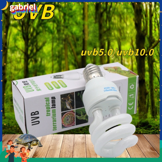 Gabriel Luz De Réptil Para Economia De Energia Lâmpada De Suplemento De Cálcio Uvb 5.0/10.0 Uv ...