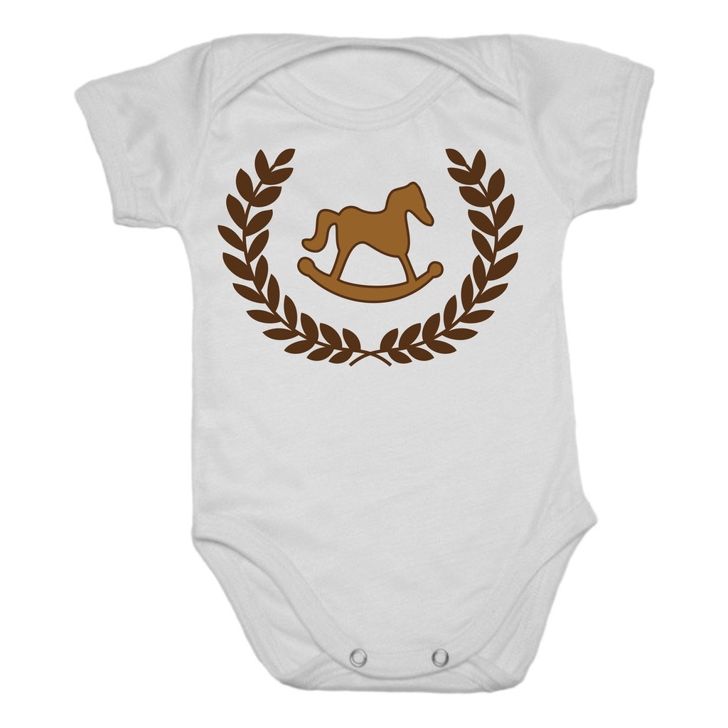 Body bebê Personalizado desenho Cavalo De Brinquedo | Shopee Brasil