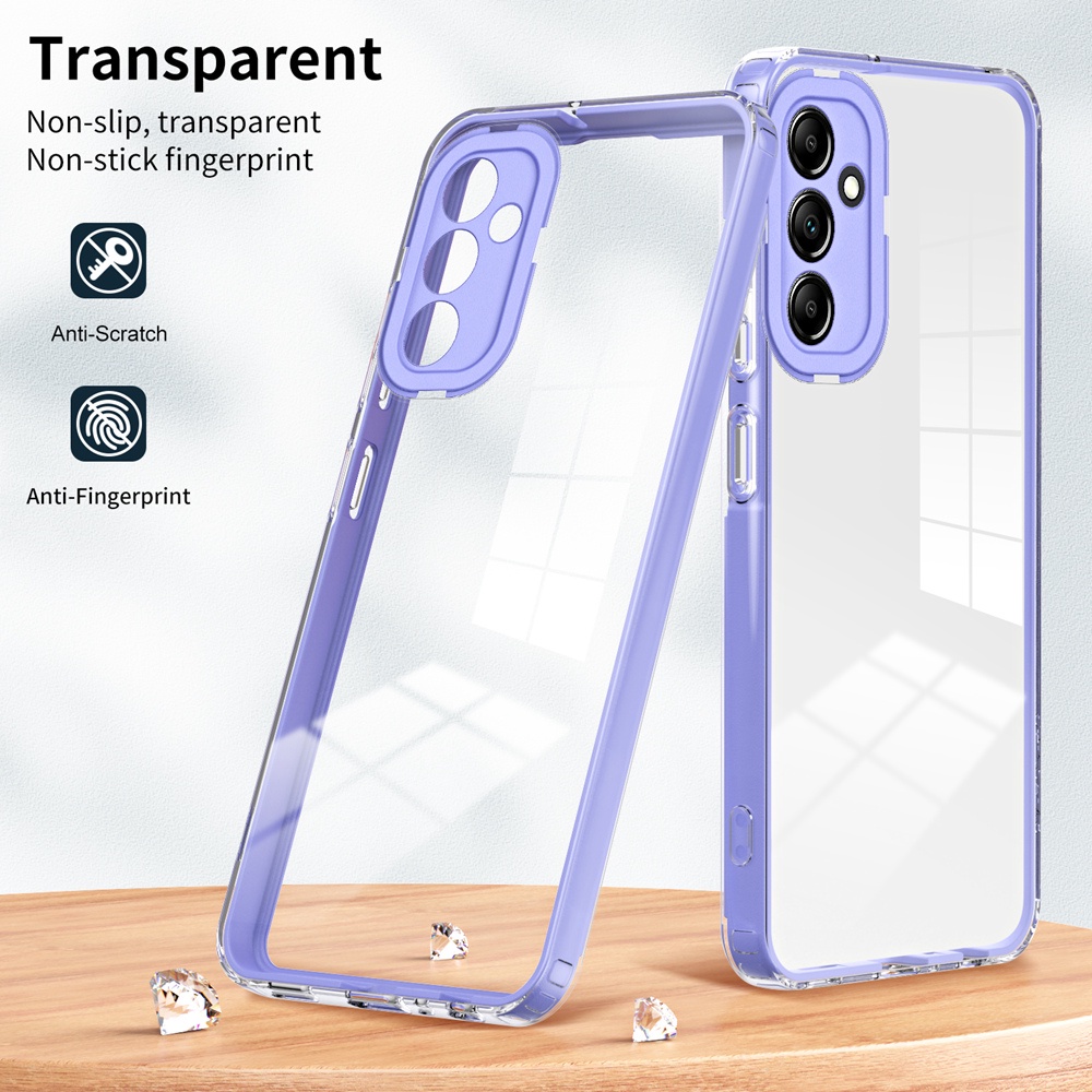 Capa Transparente À Prova De Choque Para Samsung Galaxy A14 A24 A34 A54 A13 Lite A23 A33 A53 A73 ...