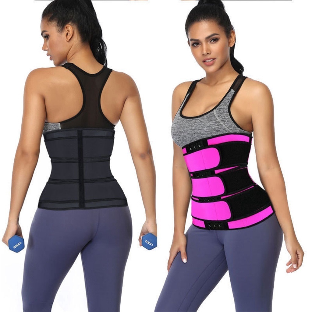 Cinta Modeladora Afina Cintura Espartilho Para Treino Feminino | Shopee ...
