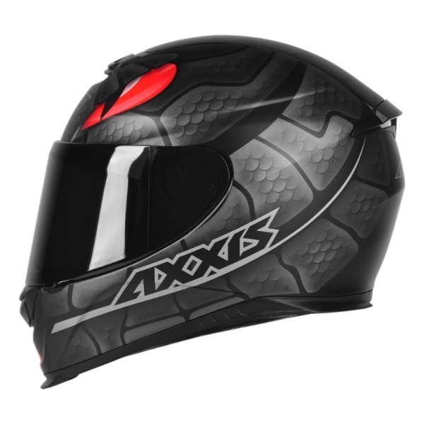 Capacete Axxis Eagle Snake Matt Preto/Cinza | Shopee Brasil