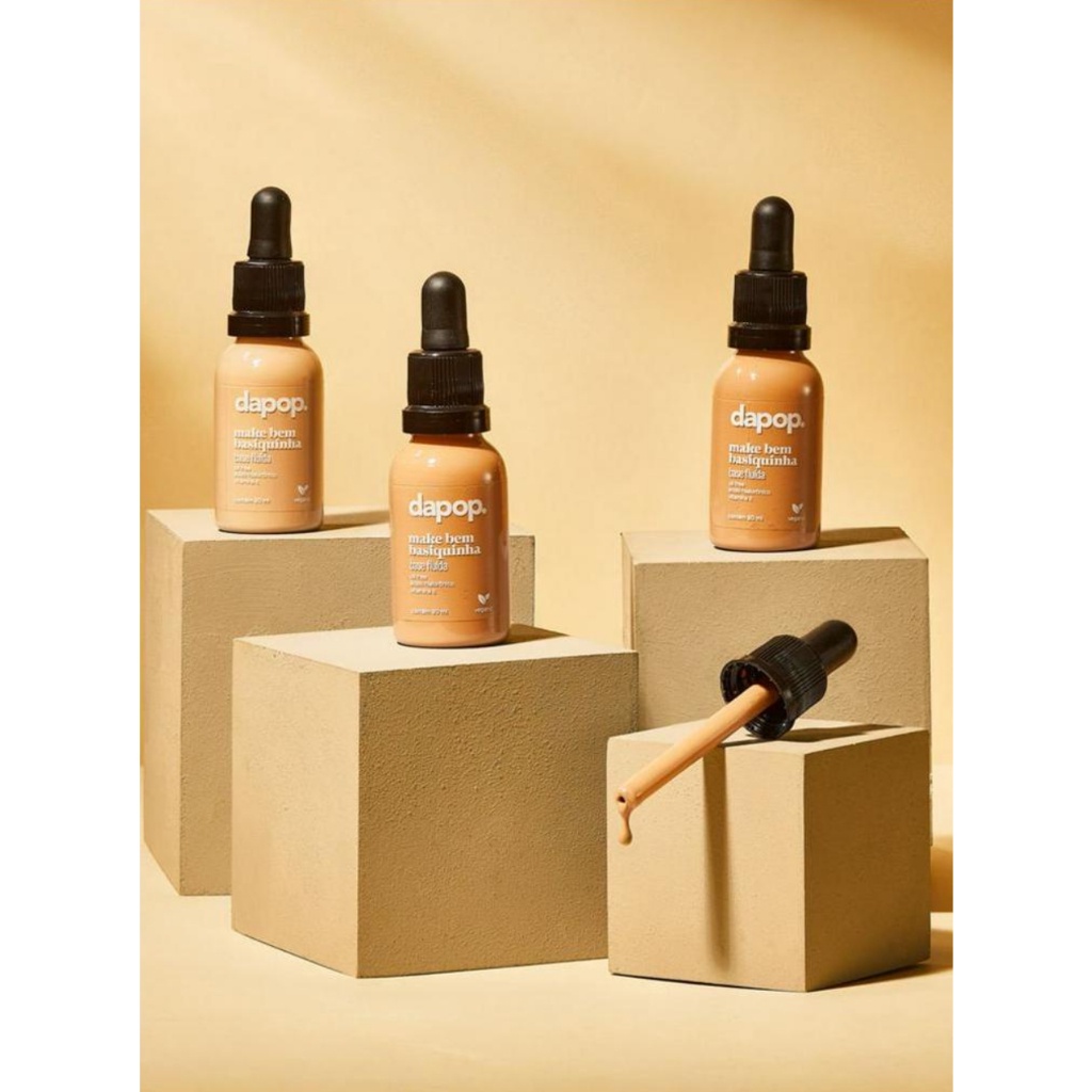 Base Fluída Liquida Dapop Vegano Make Bem Basiquinha - Dapop | Shopee ...
