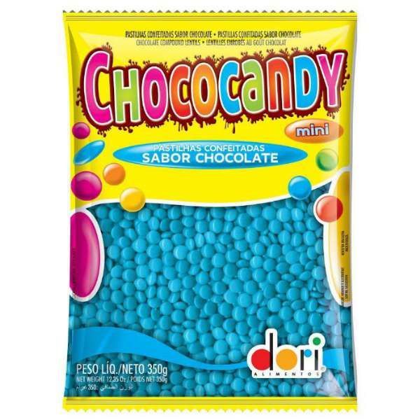 CONFEITO CHOCOCANDY AZUL 350G | Shopee Brasil
