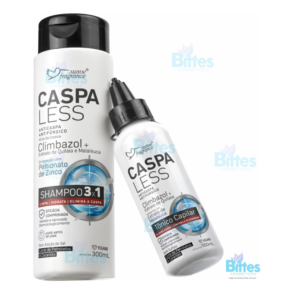 Shampoo E Tonico Anticaspa Suave Fragrance 0 Caspa | Shopee Brasil