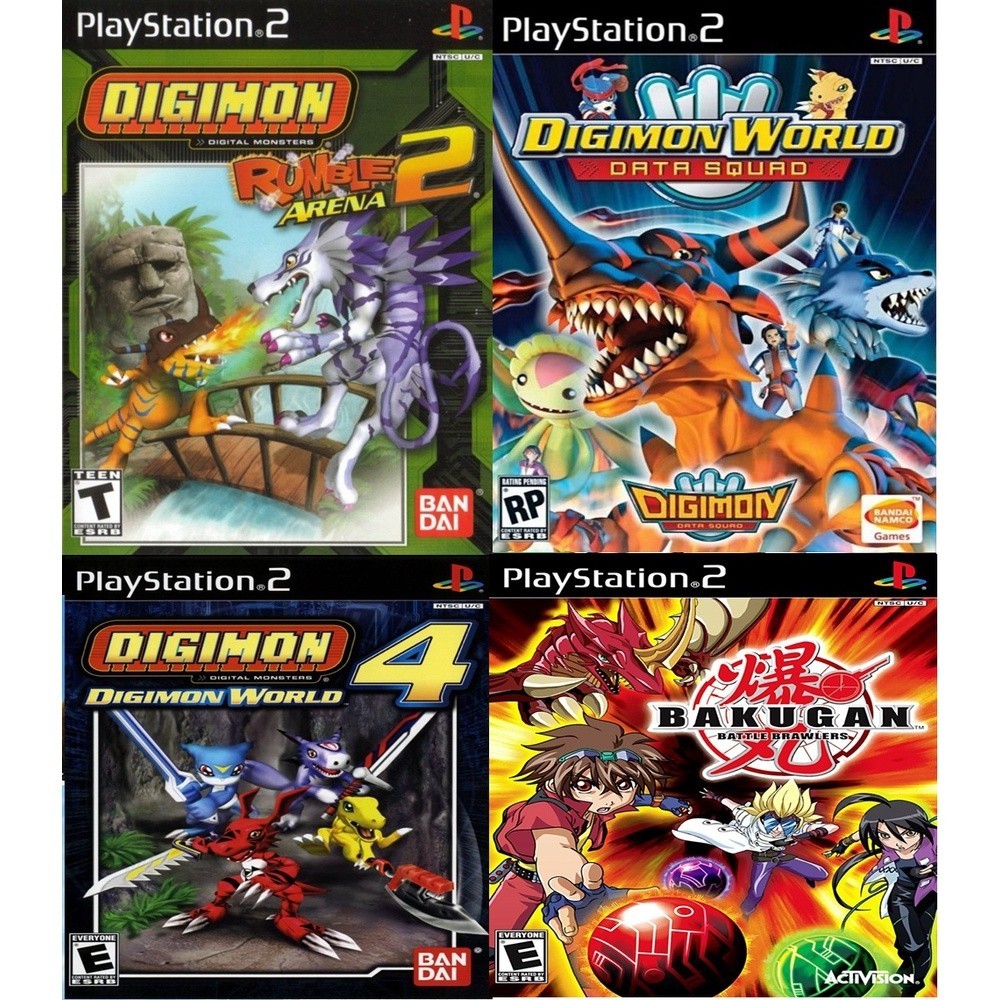 Kit Digimon Collection + Bakugan com 4 Jogos (PS2) Ps2 x | Shopee Brasil