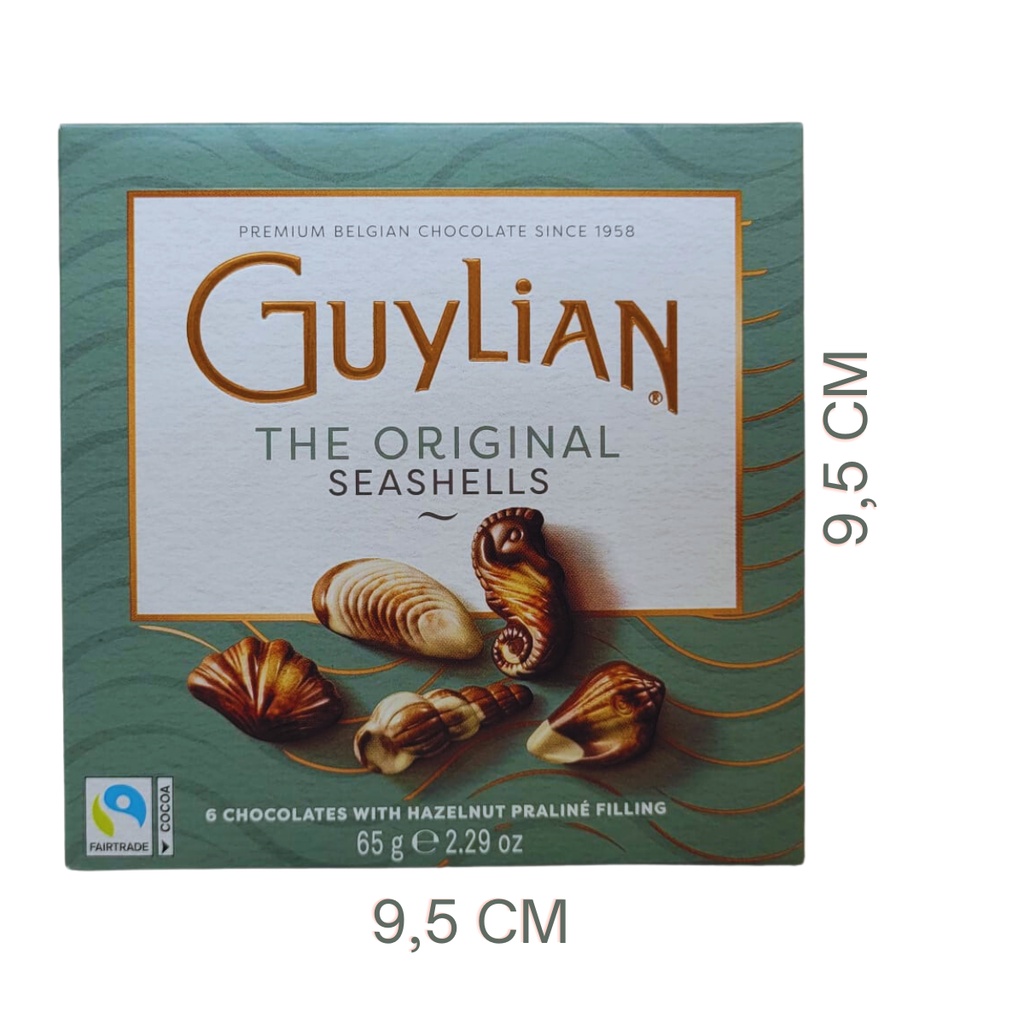 Chocolate Belga Guylian Sea Shells Original 65g | Shopee Brasil