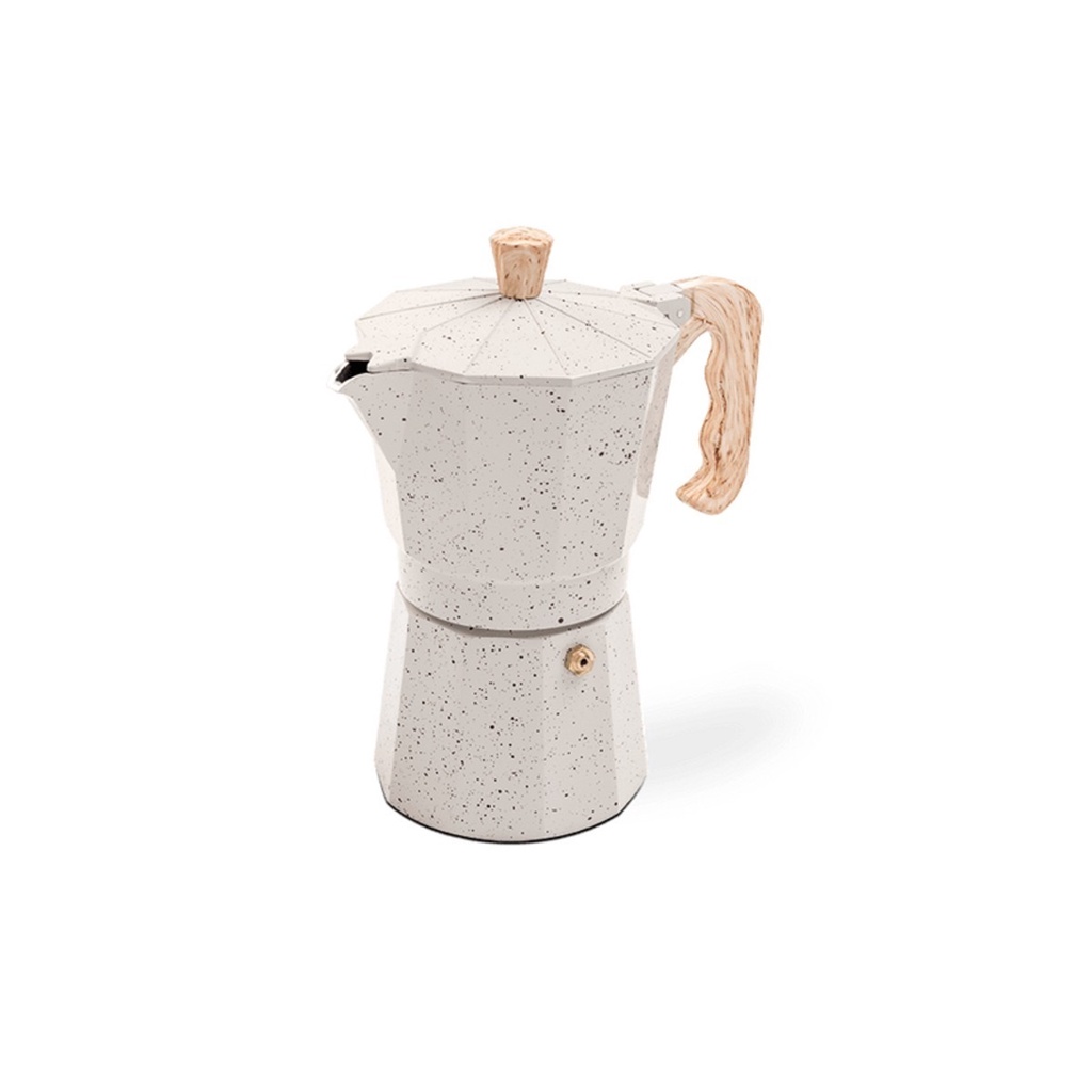 Chaleira Italiana Alumínio Brinox Serve 6 Xícaras 300ml Vanilla Café ...