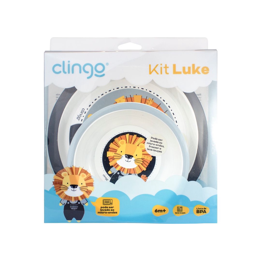Kit Clingo Prato E Tigela Leao | Shopee Brasil