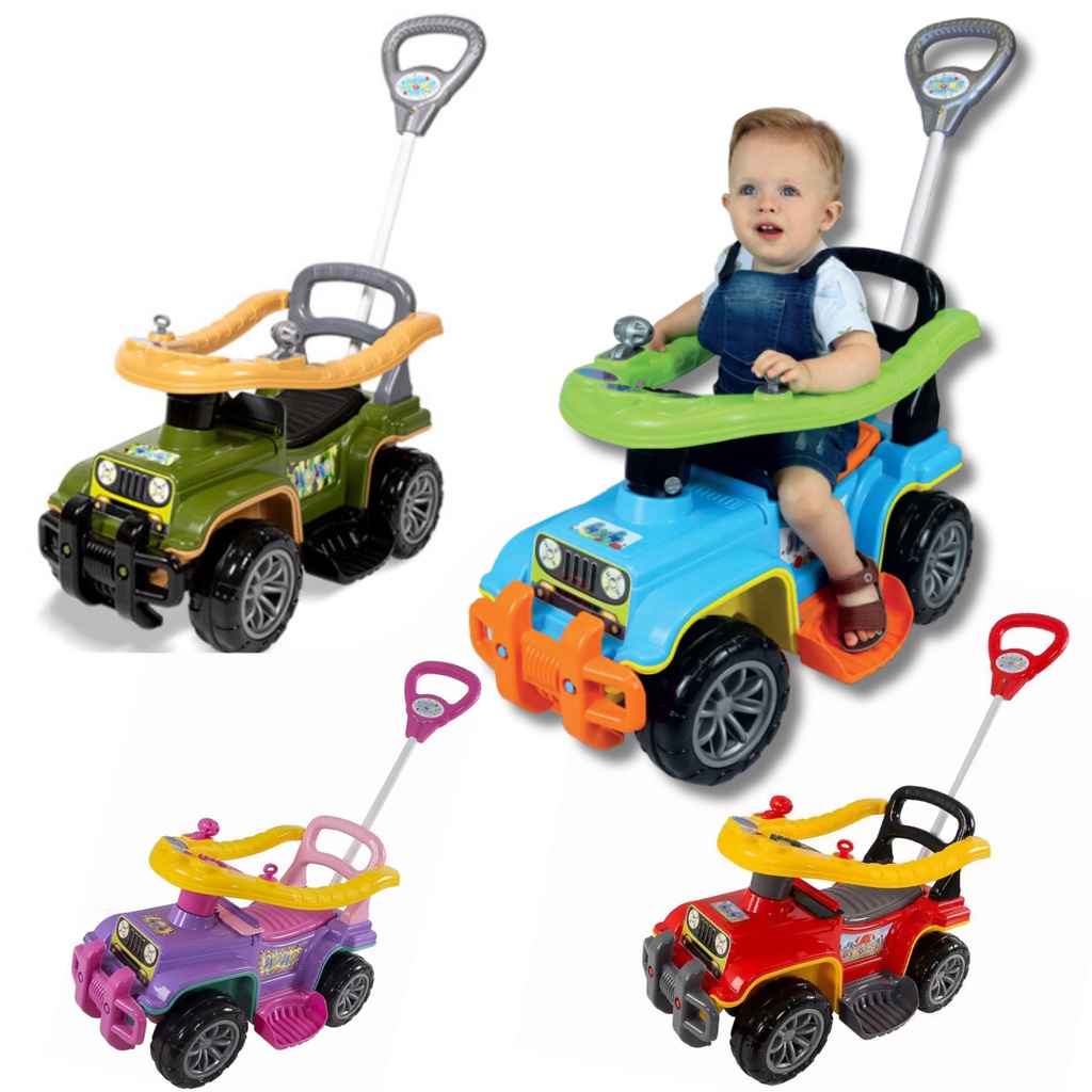 Carrinho Infantil Empurrar Bebê De Passeio Criança Mini Jipe | Shopee ...
