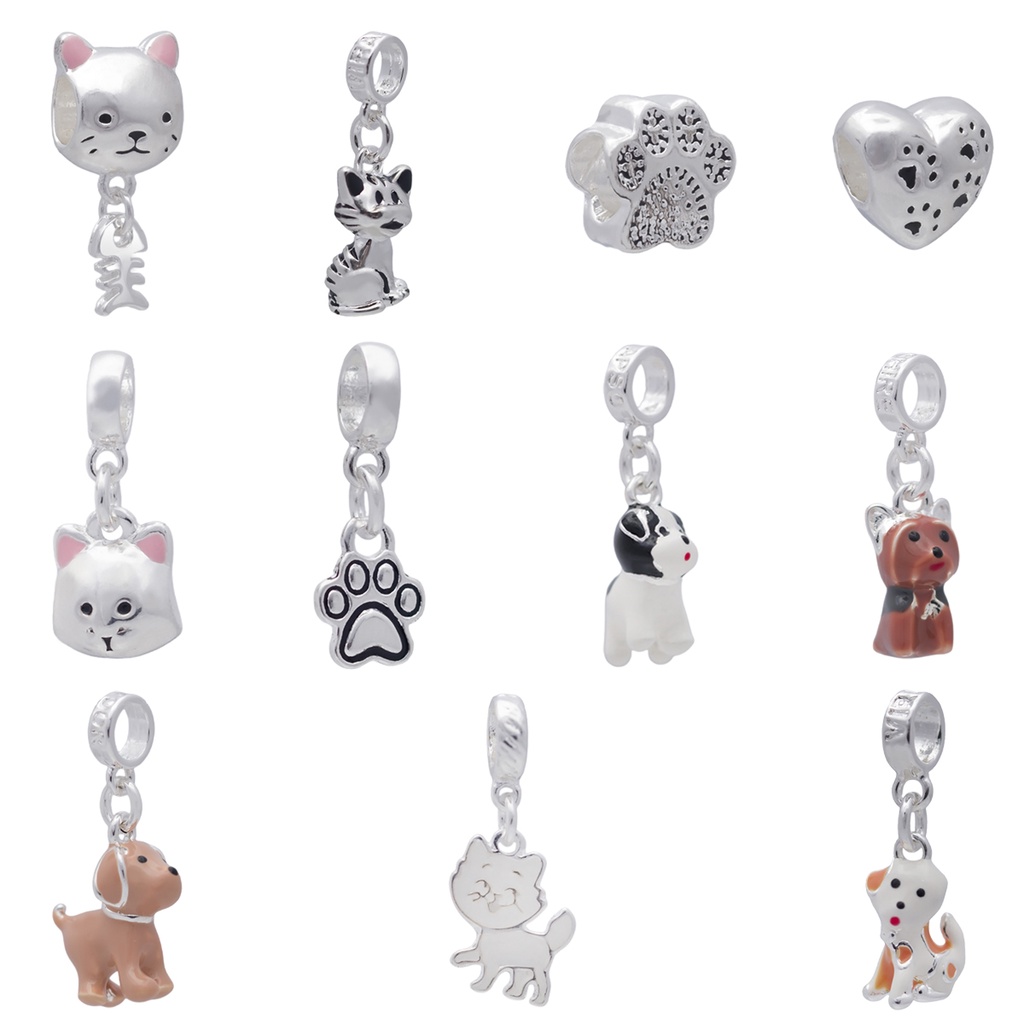 Berloque Pet Cachorro Gato Maltes Yorkshire Lhasa Shitzu | Shopee Brasil