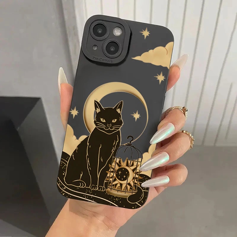 Capa De Silicone Macia Para Telefone Samsung Galaxy A54 A34 A14 A23 A33 A13 A53 A73 A51 A71 A52 ...