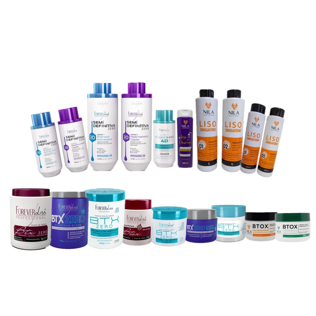 Tudo Sobre Liso Progressiva - Escolha o Seu Liso | Shopee Brasil