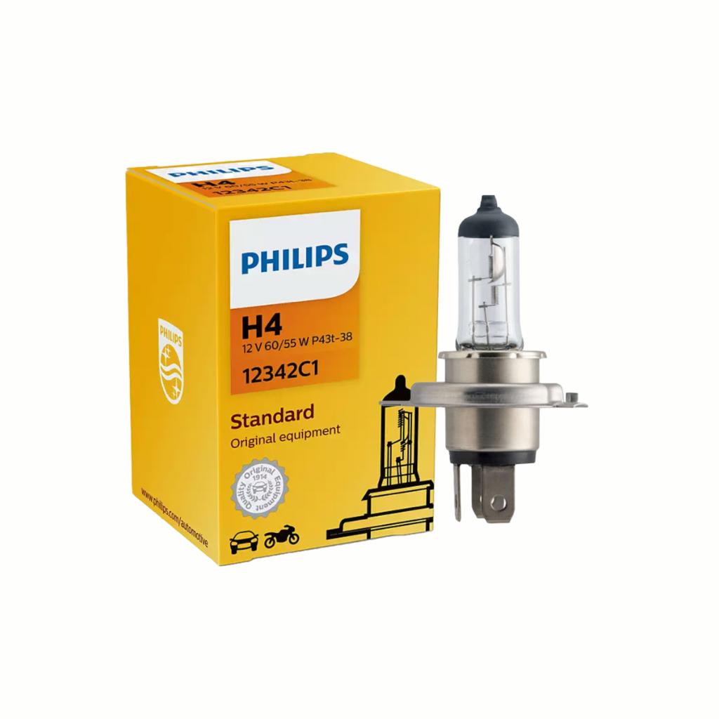 Lampada Farol H4 Halógena Comum Philips 12v 55/60w Standard | Shopee Brasil