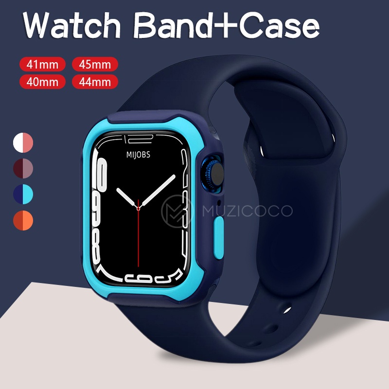 New 】 Band + Case Para Banda De Smartwatch Relógio Inteligente 45/41mm ...