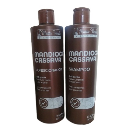Kit Shampoo E Condicionador Mandioca Cassava 500ml | Shopee Brasil