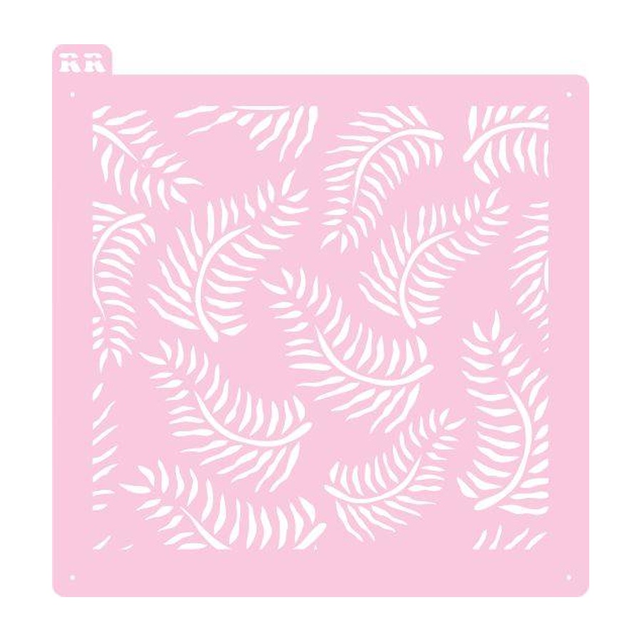 Stencil para Biscoito de Folhas de Palmeira - 1 unidade - RR Cortadores - Rizzo Confeitaria ...